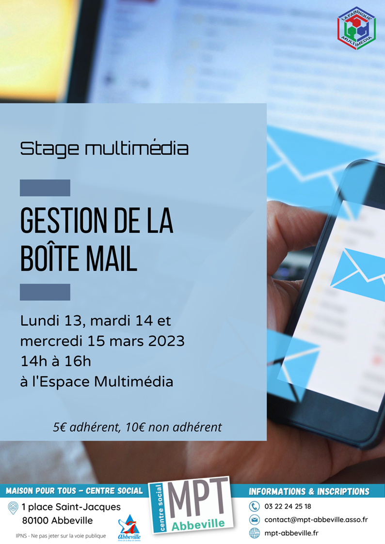 Stages : gestion de la boîte mail - Maison pour Tous - Centre Social ...