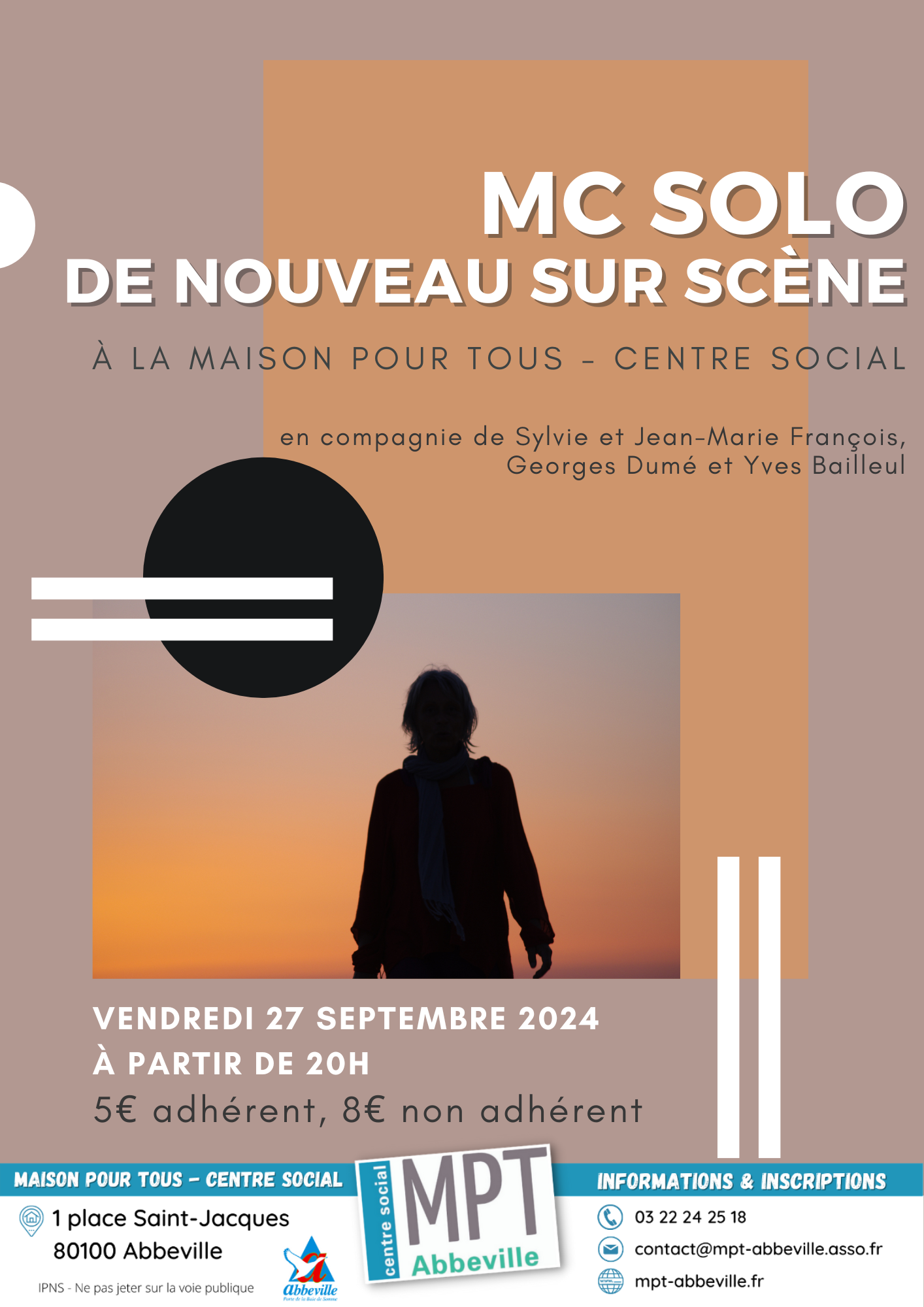 MC SOLO de nouveau sur scène - Maison pour Tous - Centre Social Abbeville